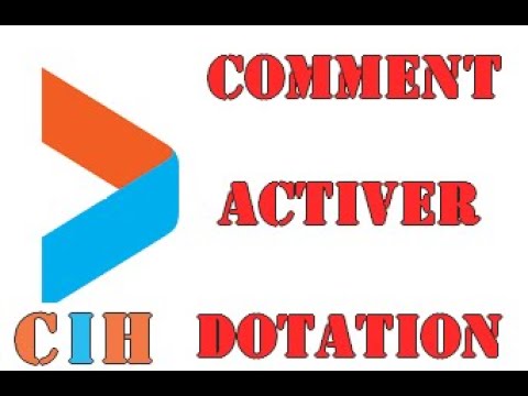 تفعيل خاصية DOTATION COMMERCIALE لبنك CIH #CIH_BANK - YouTube