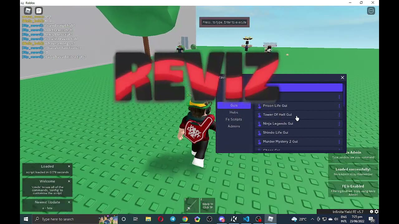 New Script Hub! Raven Hub! So Many Functions! Script On Desc! - YouTube