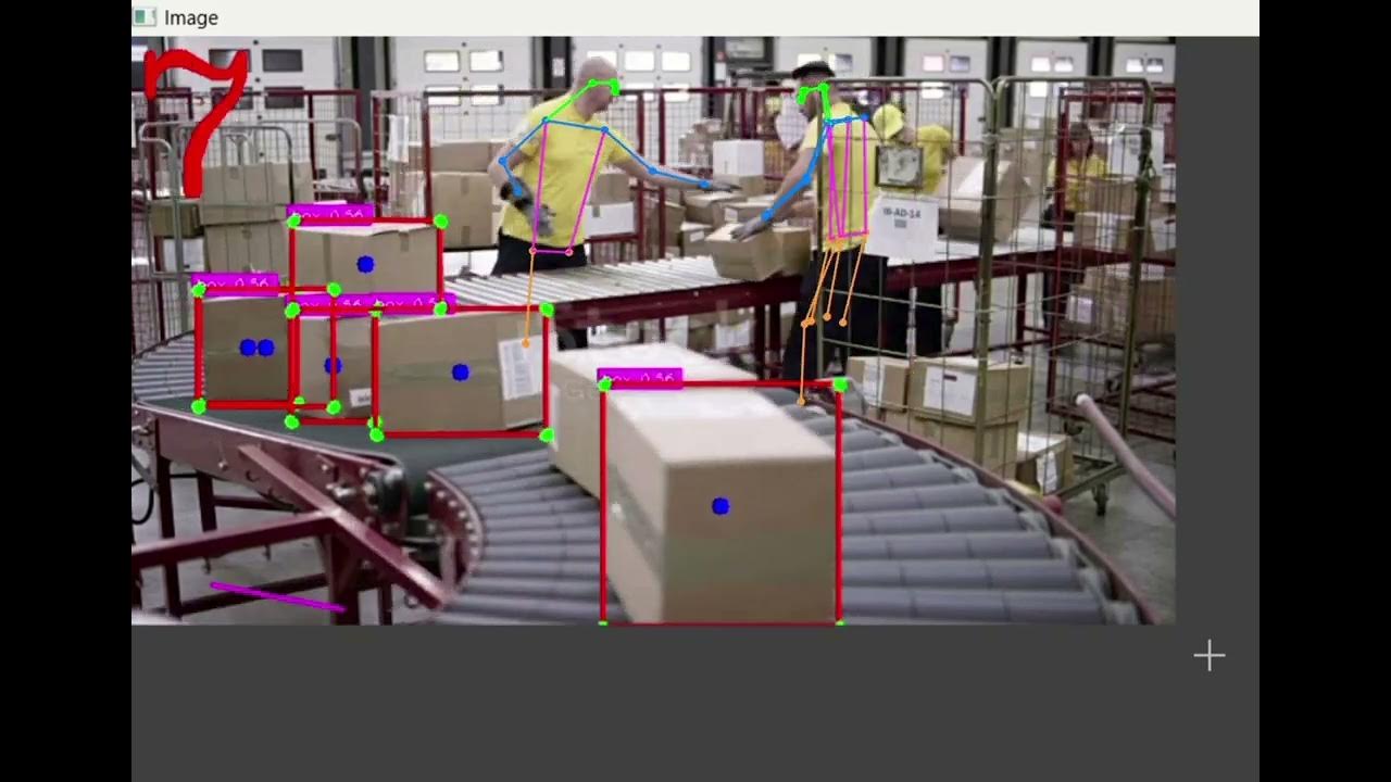 Box Conveyor Counter Human Pose Tracker| YoloV8|Computer Vision|Smart ...