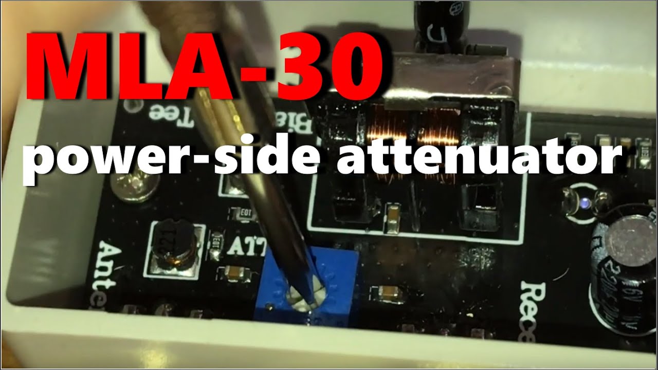 MLA-30 power-side attenuator - YouTube