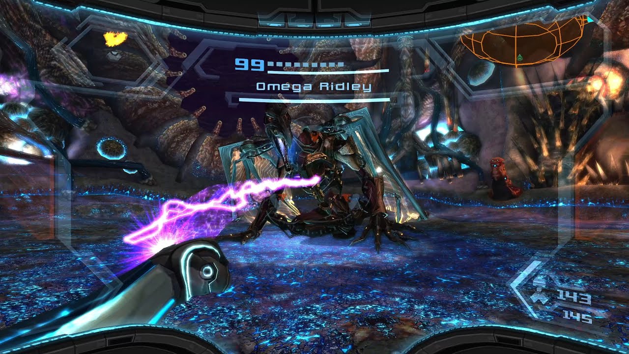 Let's Play Metroid Prime 3: Corruption (Prime Hack) 12: Omega Ridley ...