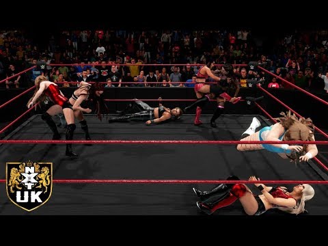 WWE 2K19 NXT UK 8 WOMEN'S BATTLE ROYAL - YouTube