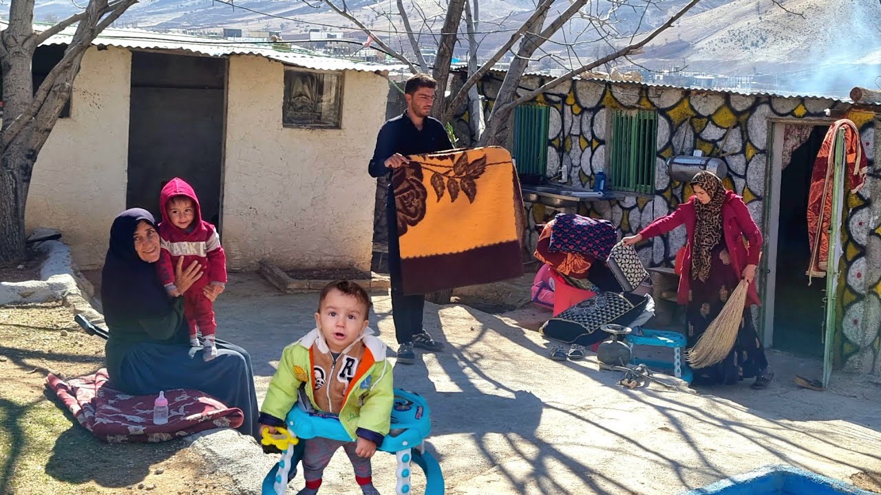 🏡Documentary on nomadic life; interaction and love in nomadic family ...