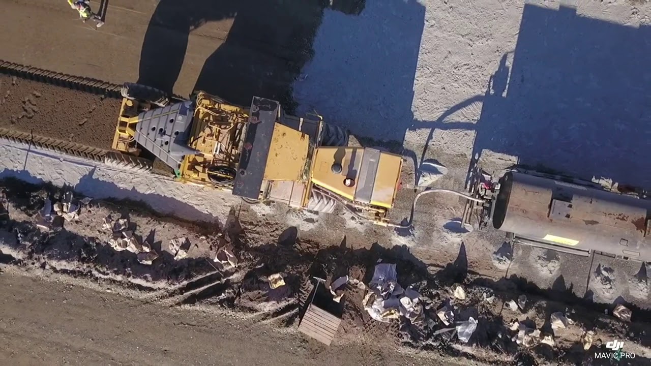 Cement stabilizing Jan Smuts drive 08 July 2020 - YouTube