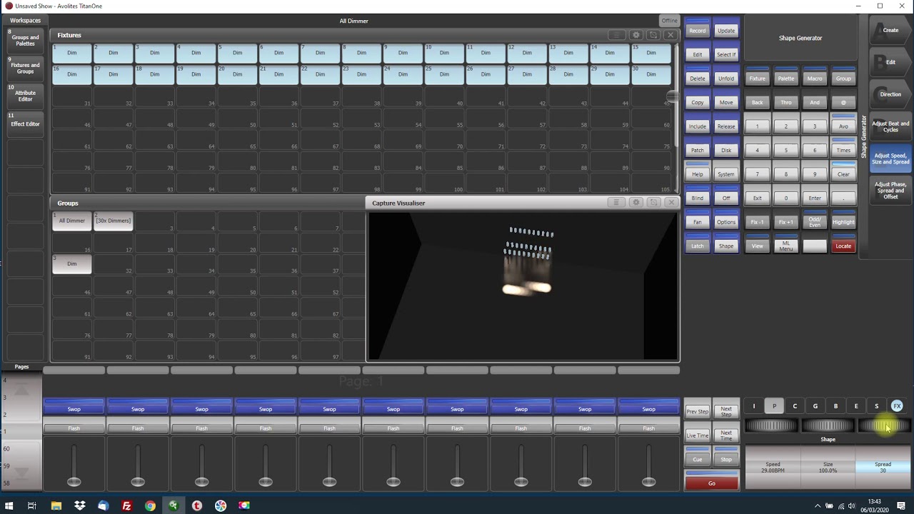 Using group layout when creating shapes - YouTube