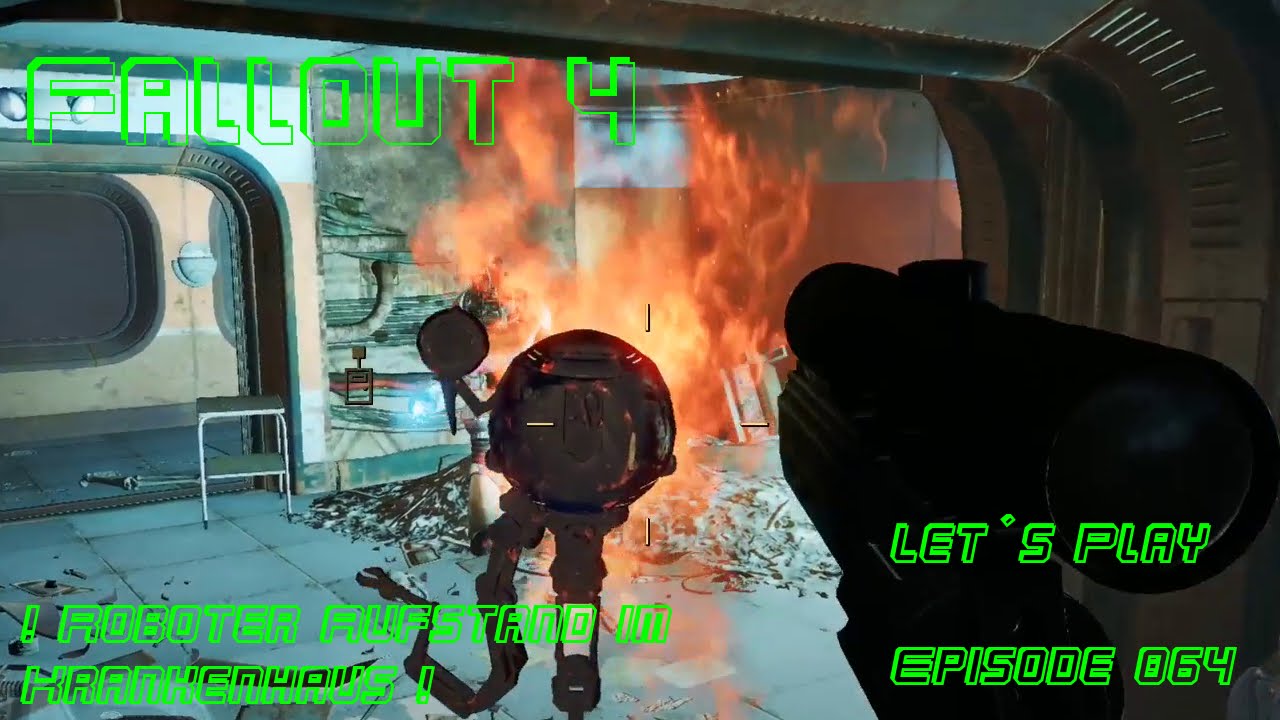 Fallout 4 Let´s Play 064 ! Roboter Aufstand im Krankenhaus ! [1080p60 ...