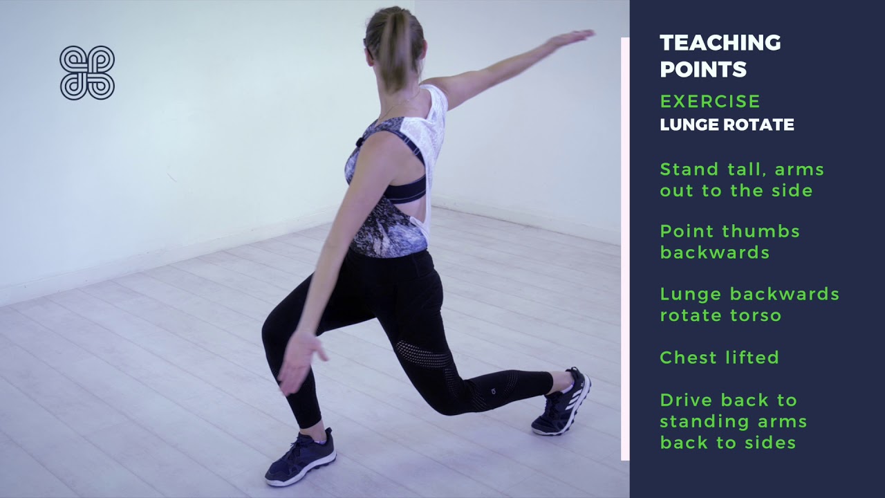 Healthspan - Lunge Rotate - YouTube