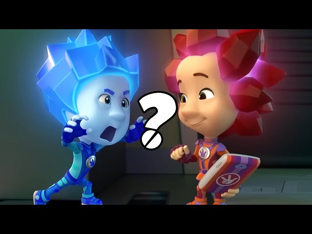 Nolik tries to scare Mega, but does it work? | The Fixies - Videos For Kids