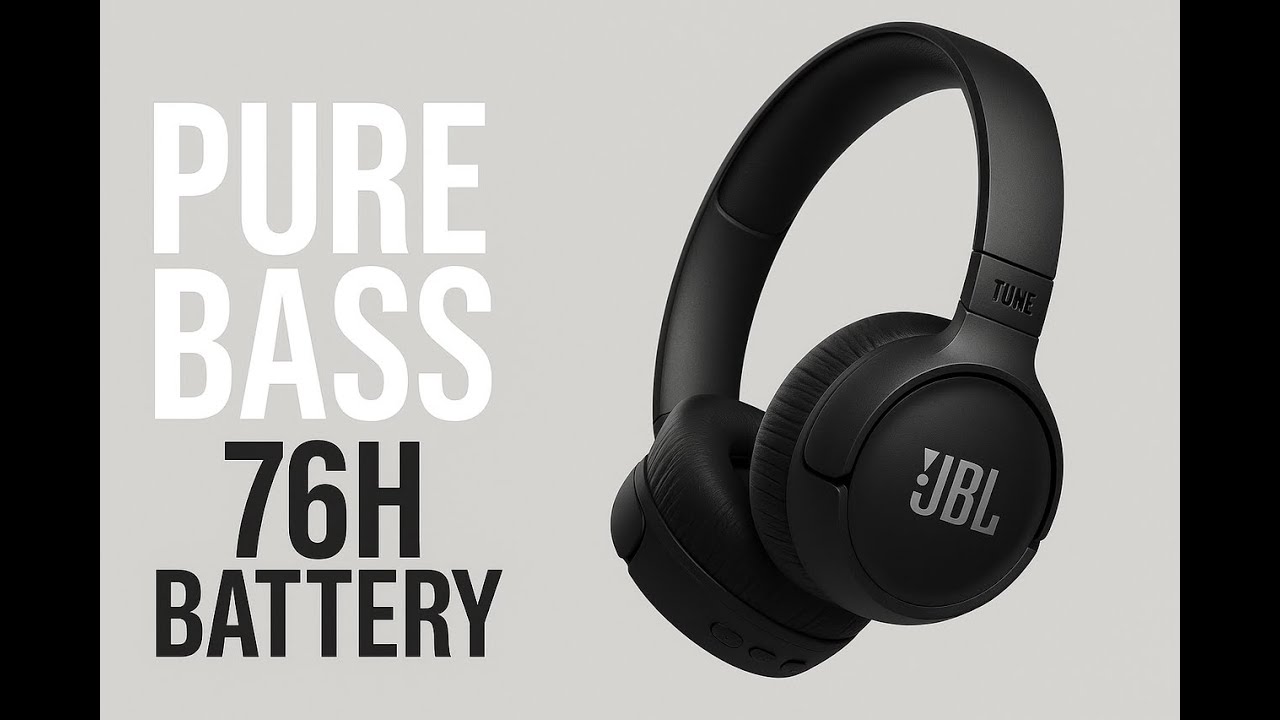 JBL Tune 720BT Review — Pure Bass, 76H Battery Tested - YouTube