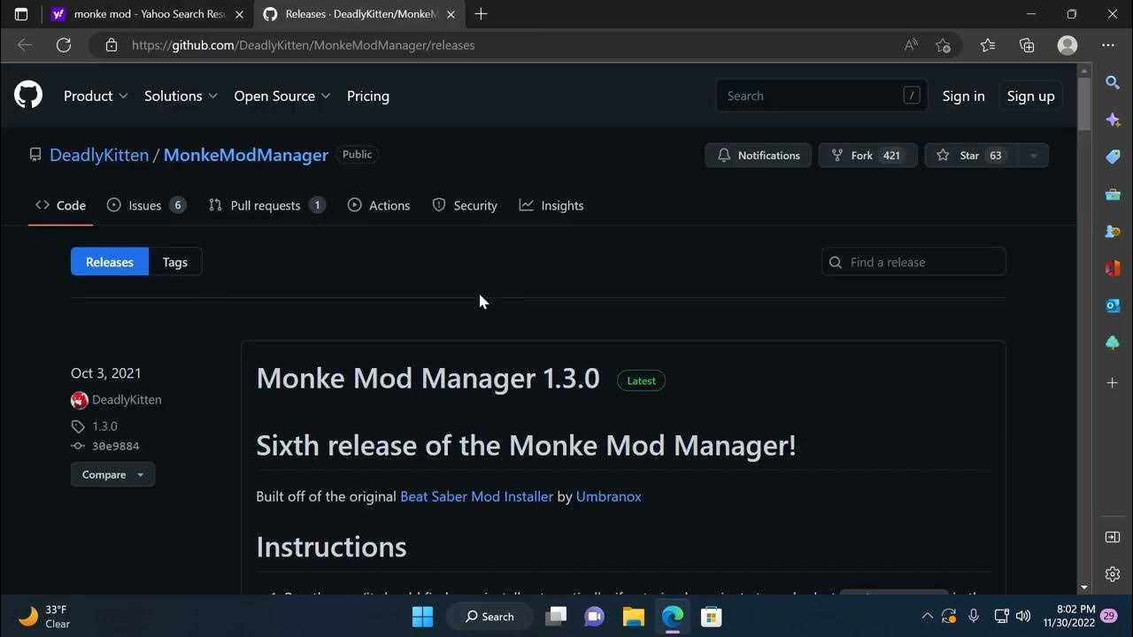 How to get monkey mod manager - YouTube