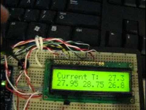 ARDUINO 2x16 LCD TEMPERATURE MONITOR WITH LM35 SENSOR - YouTube