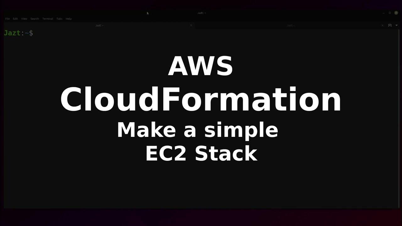AWS CloudFormation: Create a simple EC2 stack - YouTube