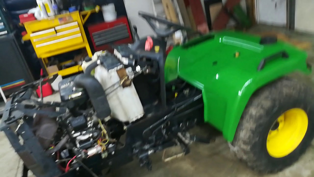 John Deere 425 restoration part 2 - YouTube