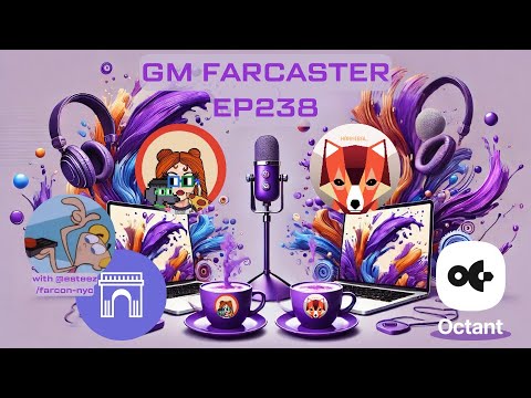 GM Farcaster ep238 Friday April 25, 2025 with @esteez.eth /farcon-nyc ...