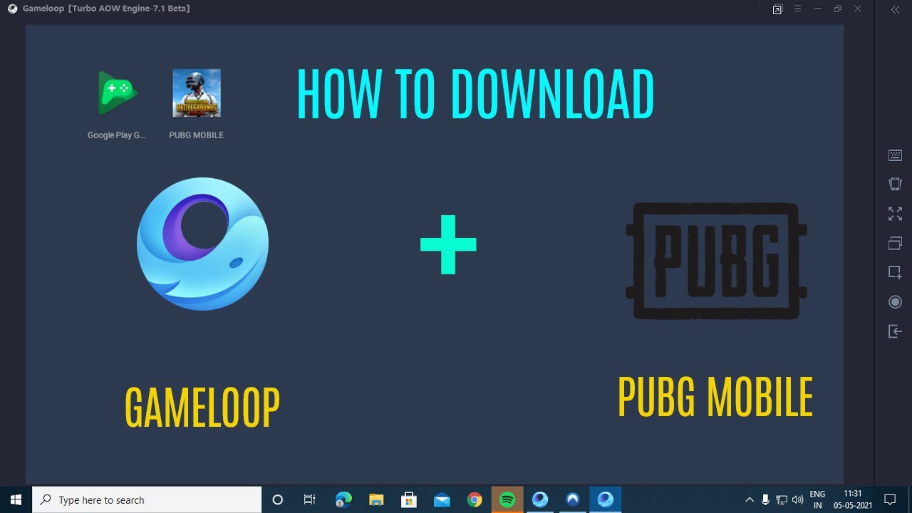 HOW TO DOWNLOAD GAMELOOP + PUBG MOBILE IN PC | INSTALL GAMELOOP 1.7 ...
