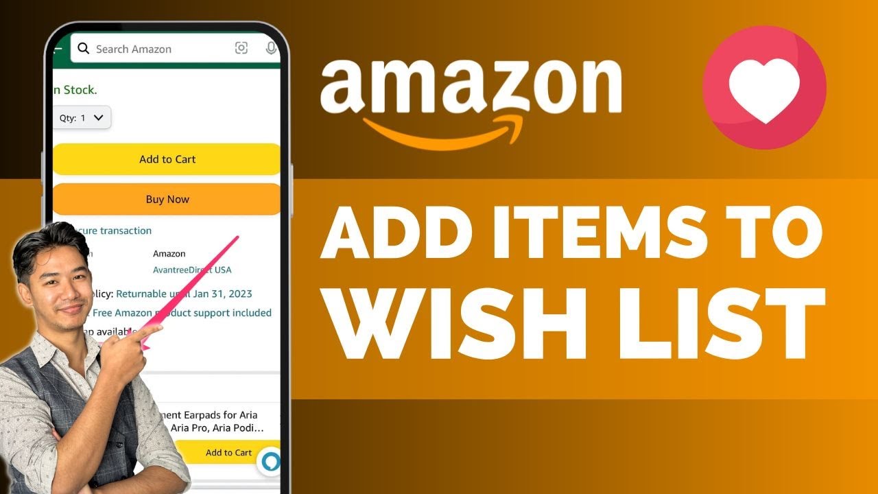 How to Add Items to Amazon Wish List ! - YouTube