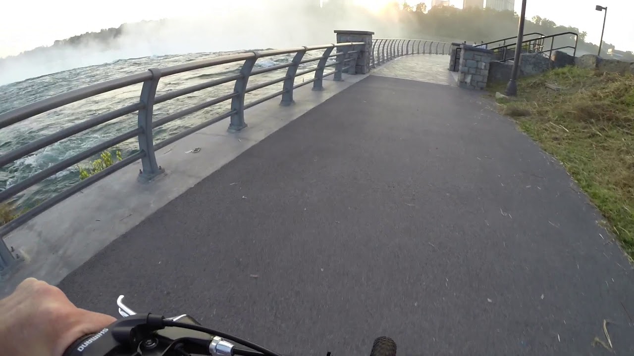 Bike ride around Niagara Falls - YouTube