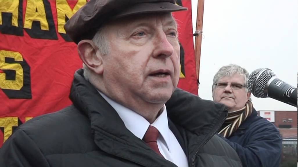 Arthur Scargill speaking at The Battle of Saltley Gate 40th Anniversary ...