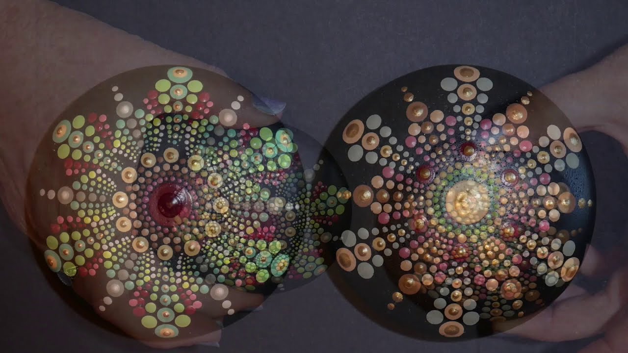 How to paint dot mandalas with Kristin Uhrig #60- Six Point Star - YouTube