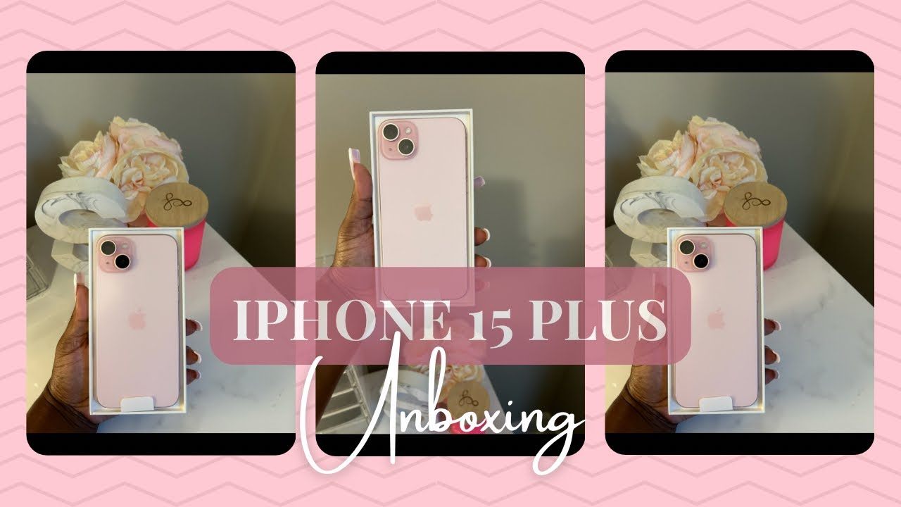 Pink iPhone 15 Plus Unboxing + First Impression 😍💕 - YouTube
