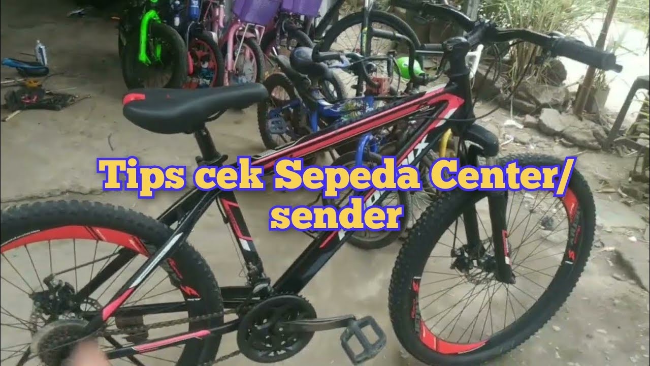 Cara cek Frame Sepeda Center atau tidak - YouTube
