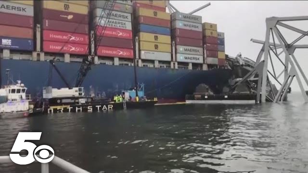 The latest on Baltimore bridge cleanup - YouTube
