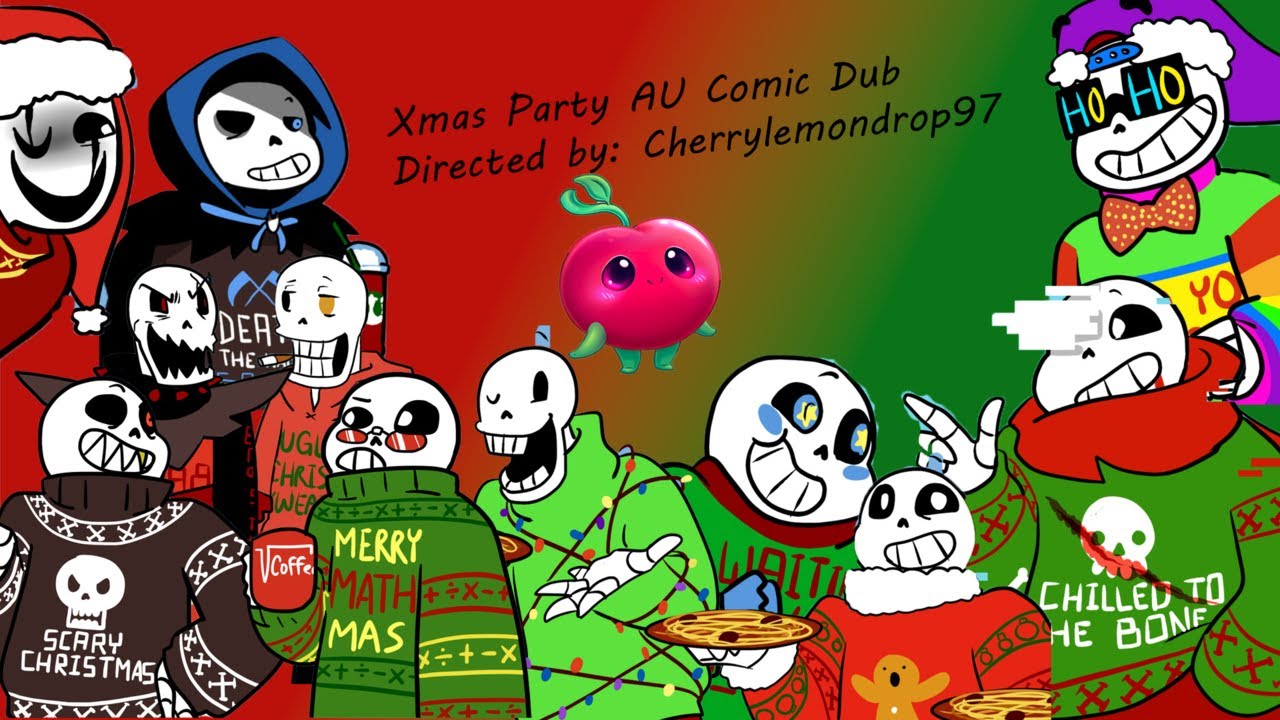 Christmas Party AU (Full Comic) | An Undertale AU Comic Dub - YouTube