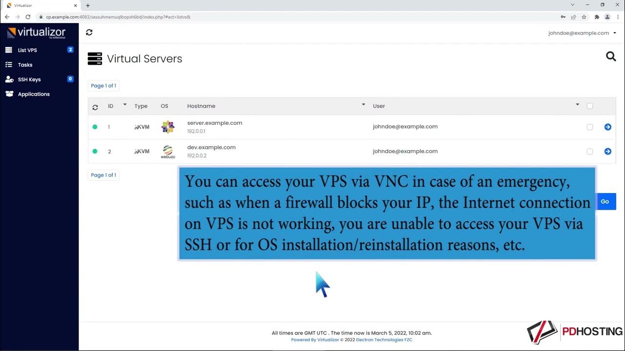 How to Access Your VPS via VNC in Virtualizor PD Hosting - YouTube