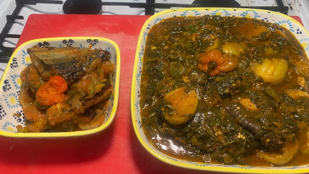 Sweet Potatoes Leaves and Salted Dried Fish (Salakideke) Makayabo By ...