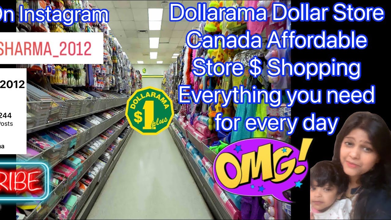 Dollarama Dollar Store Canada Affordable Store 1$ Shopping 🛍 - YouTube