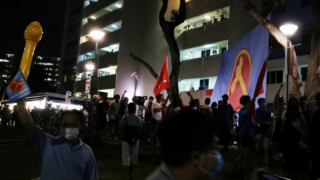 Singapore 2020 polling - Hougang SMC - Hougang Ave 5 (3a.m. ) . - YouTube