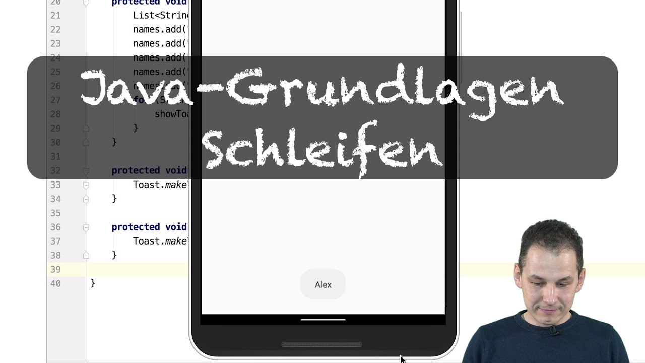 Java/Android-Grundlagen: Schleifen - YouTube