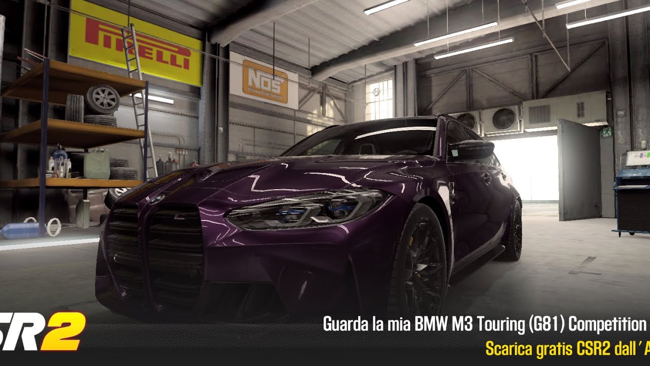 【CSR2】 M3 Touring (G81) Competition (purple), Shift & tune for 7.68x ...