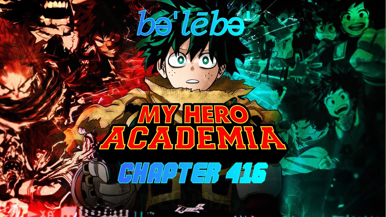 My Hero Academia - chap. 416 - read with me 📚 - YouTube