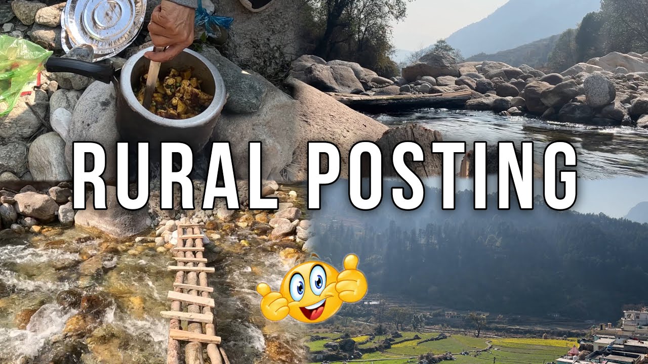 LIFE IN RURAL POSTING 😊 || River side party with bank staff || Vlog #93 ...