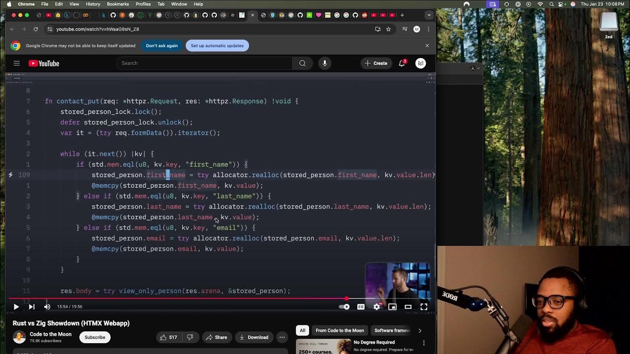 Reading The Source Code: Turso Limbo (SQLite) database - session 2 - YouTube