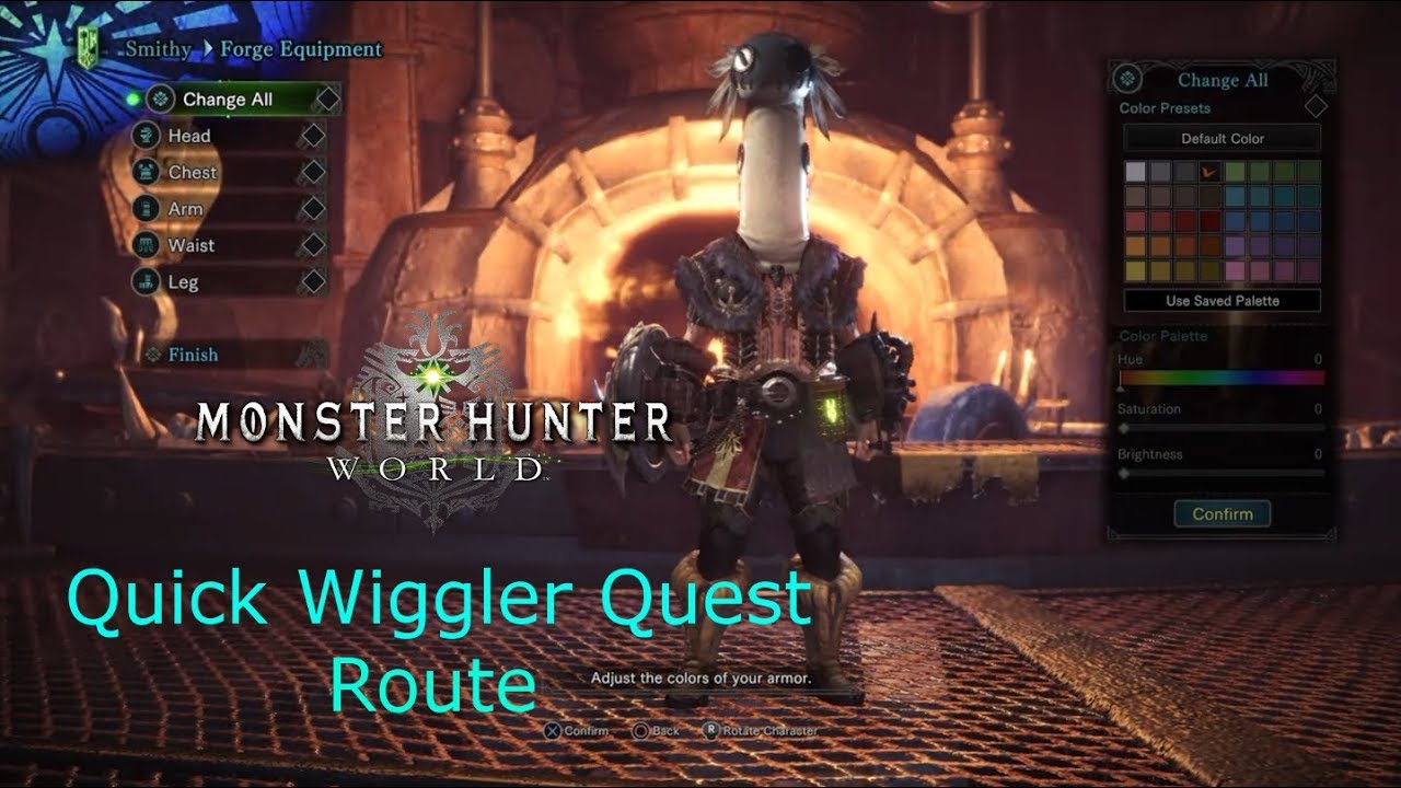 Quick Wiggler Event Quest Route [MHW] - YouTube