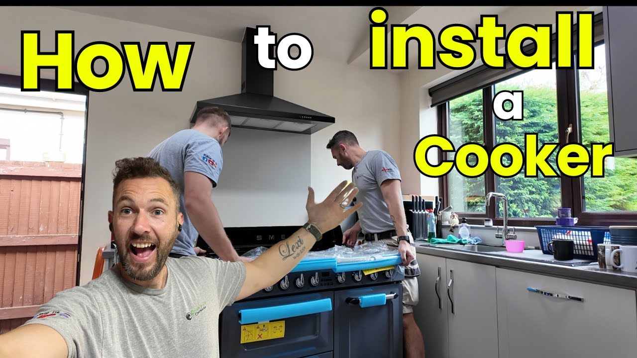 how to install a cooker circuit - #range cooker #oven #cooker - YouTube