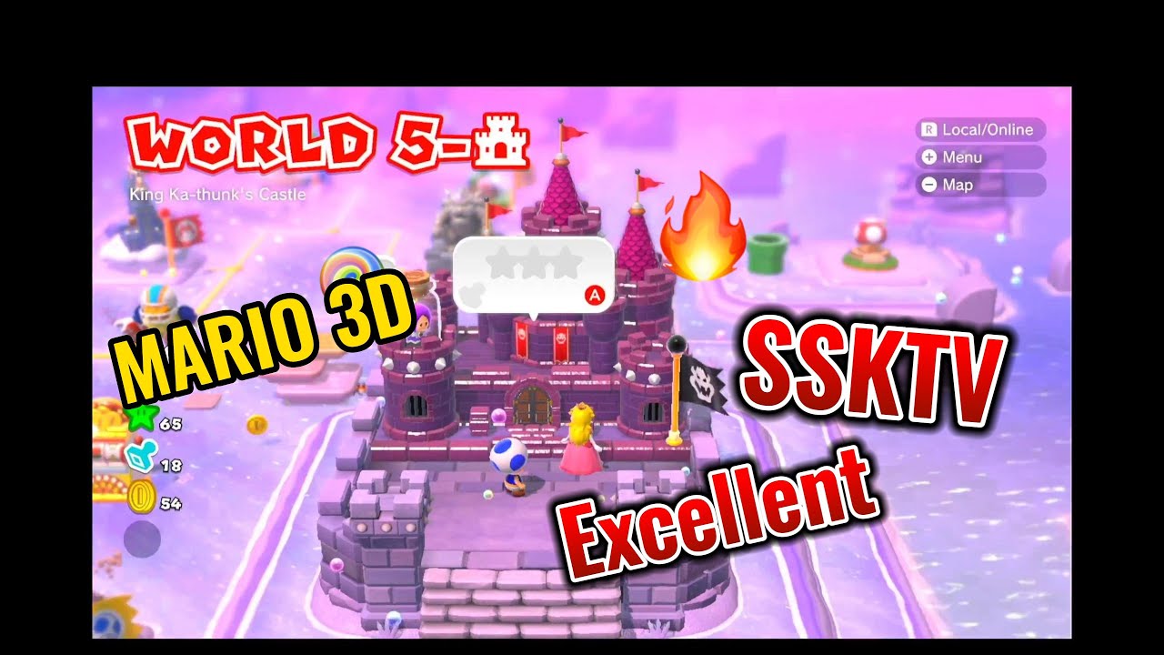 Super Mario 3D World 5- Castle Walkthrough #supermariobros #nintendo # ...