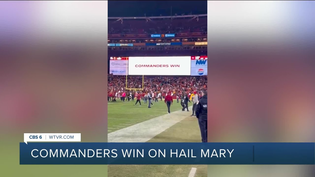 GeNienne and Lane react to Commanders' legendary Hail Mary touchdown ...
