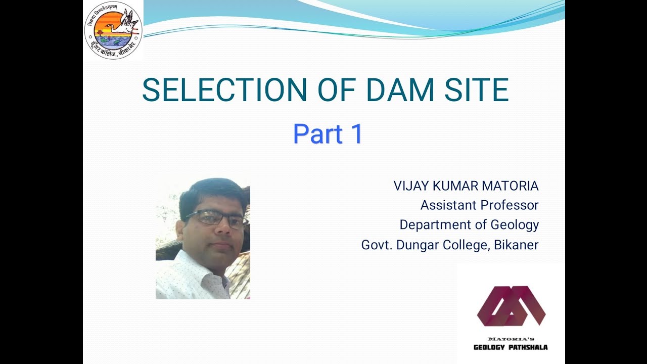 Dam Site Selection (Part 1) - YouTube