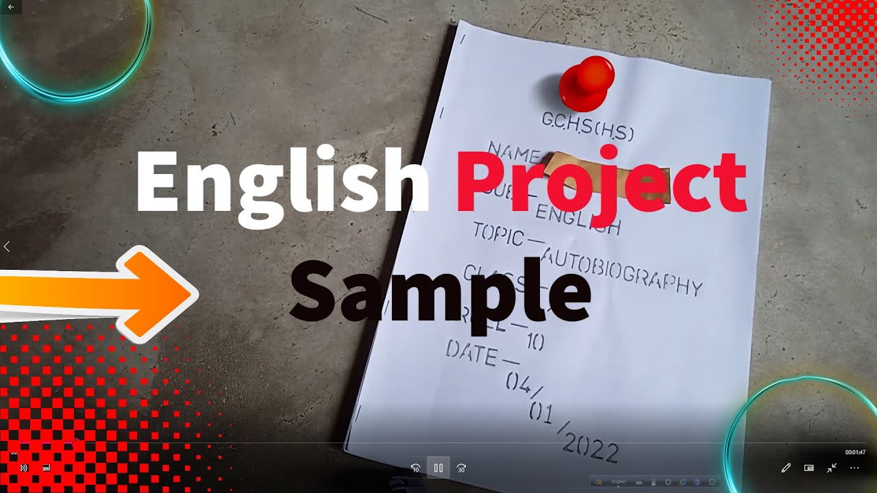 English PROJECT File decoration ideas School EASY Sample - Project work ...
