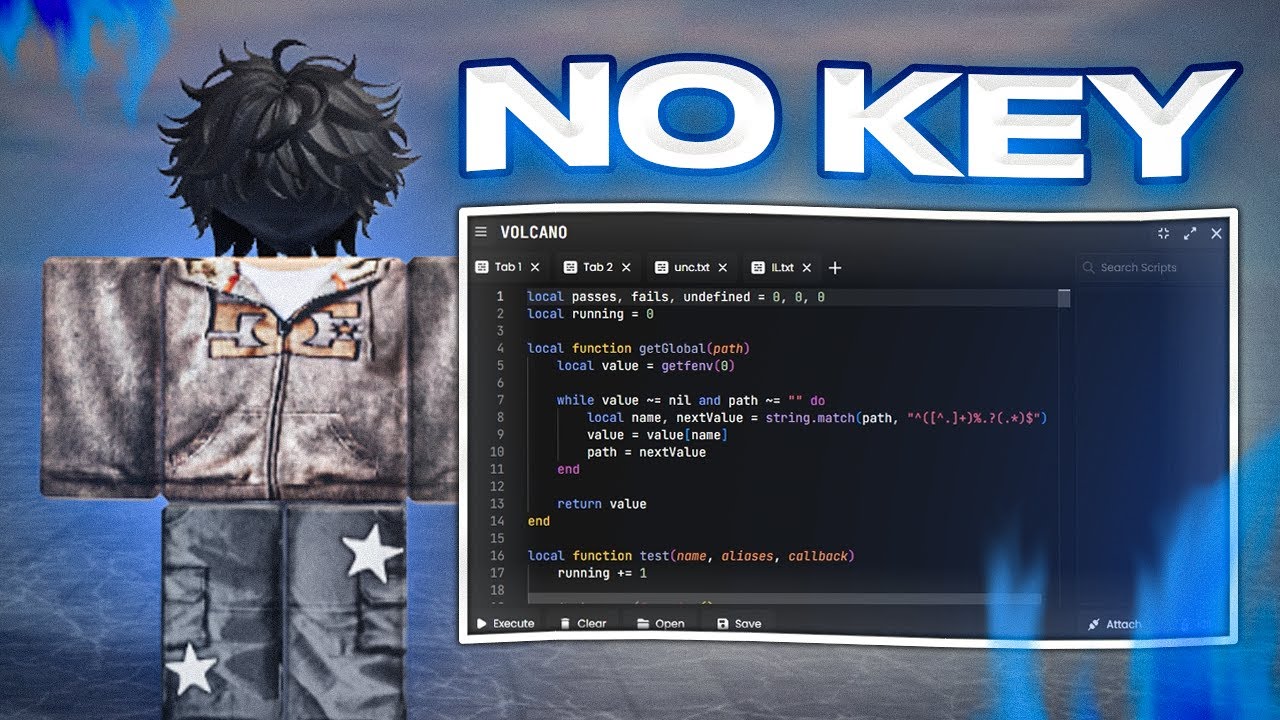Roblox Executor VOLCANO Working Exploit for Roblox Free, Script, No Key ...