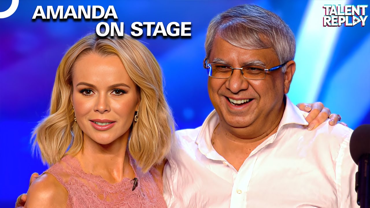 Amanda Joins Peter Raj’s Bizarre Serenade | Britain’s Got Talent - YouTube