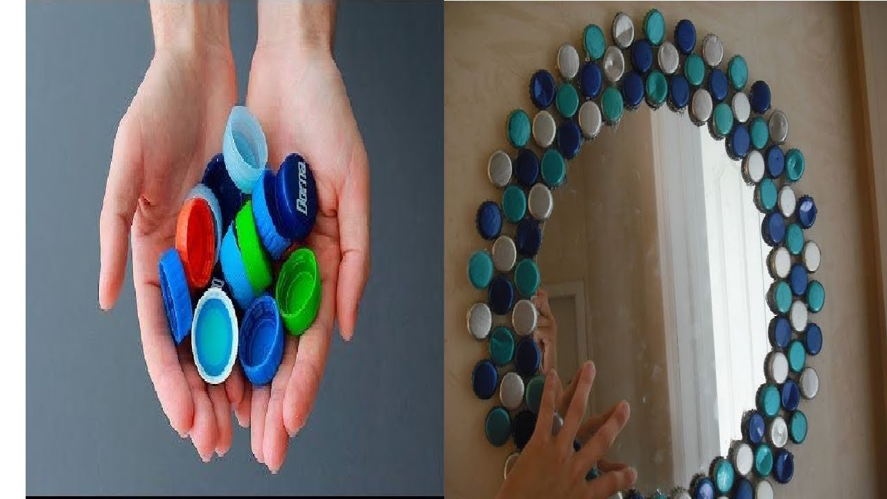 Creative Bottle Cap Decorating Ideas - From Trash to Treasure - YouTube