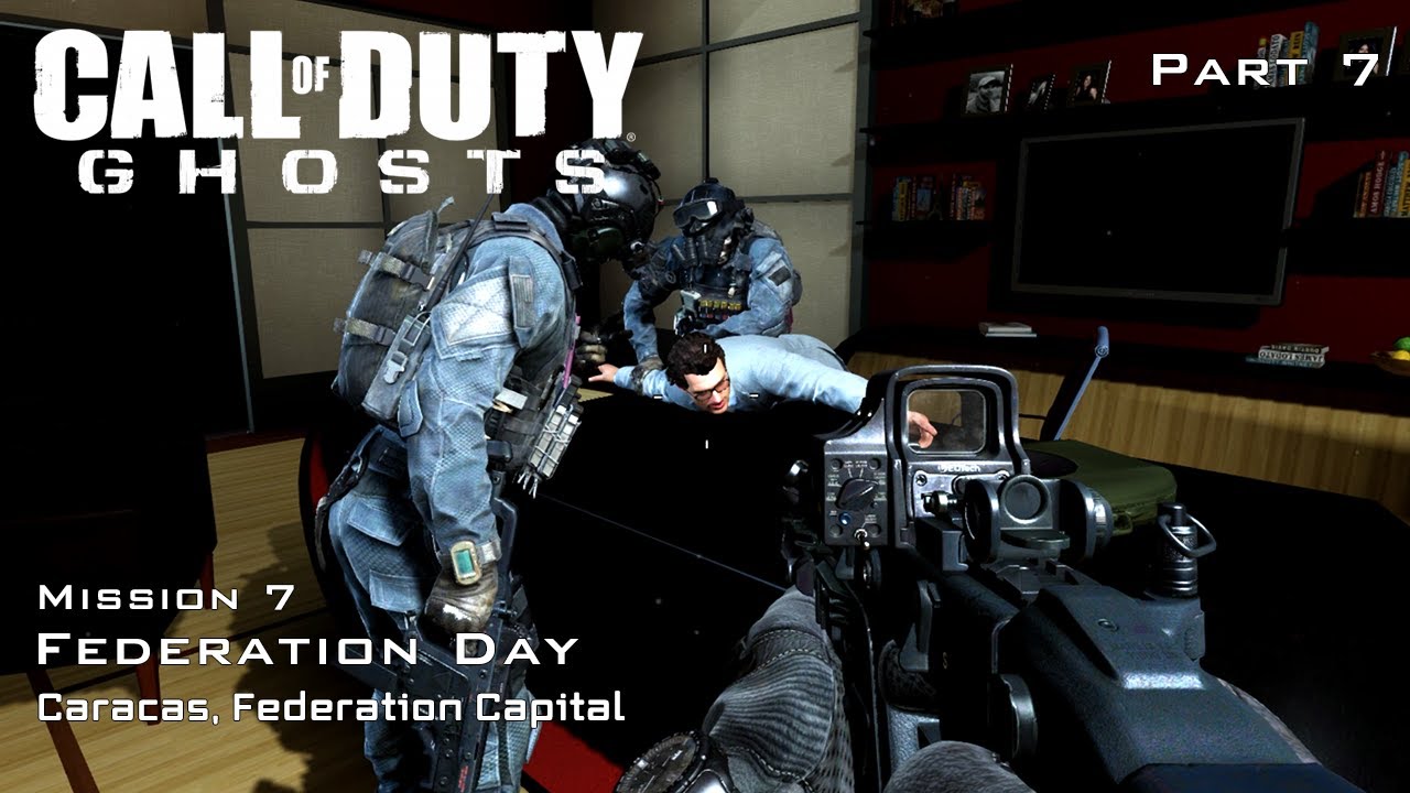 Call of Duty Ghosts | Gameplay | Part 7 | Mission 7 | Federation Day ...