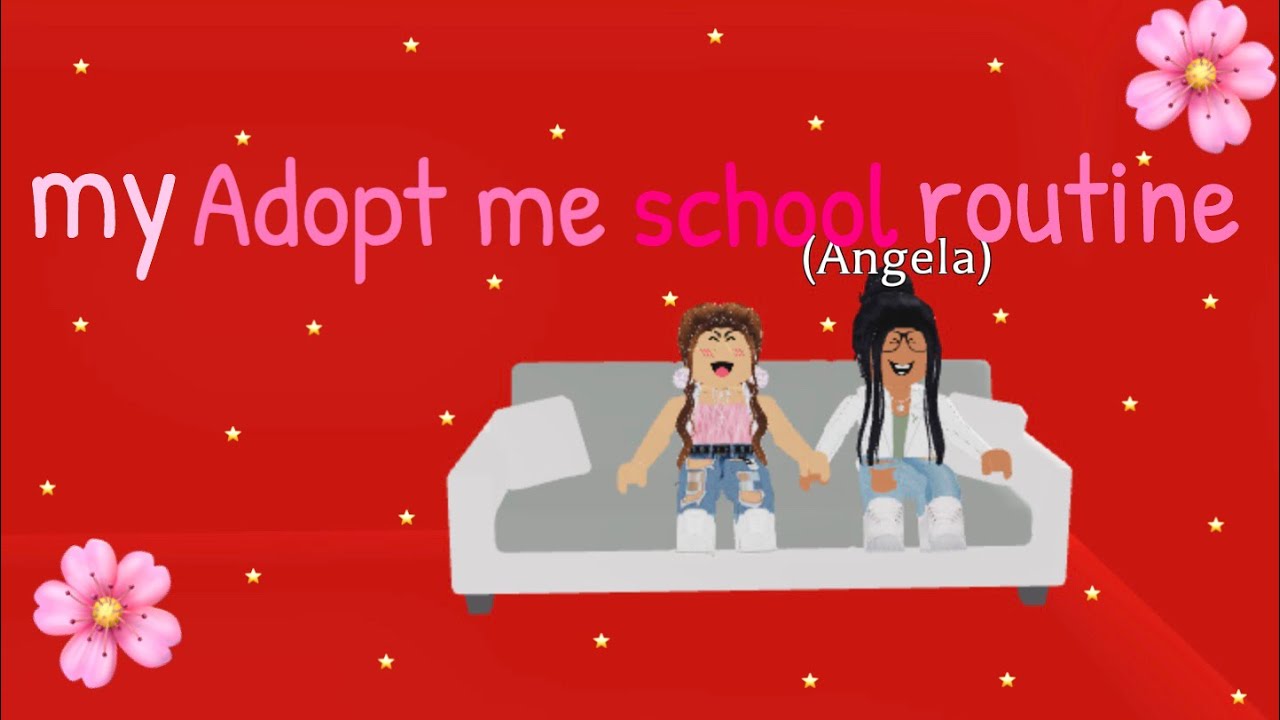 Adopt me school routine! 📚 - YouTube