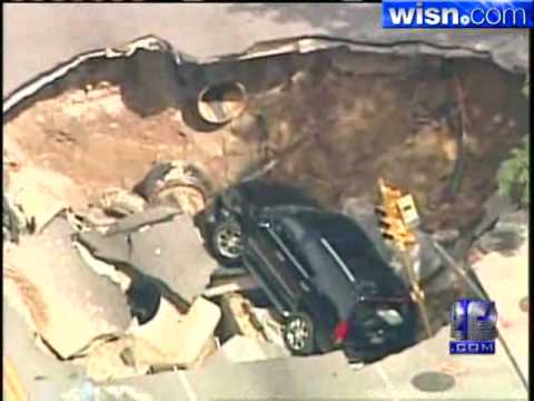 12 News Talks With Man Who Survived Fall Into East Side Sinkhole - YouTube