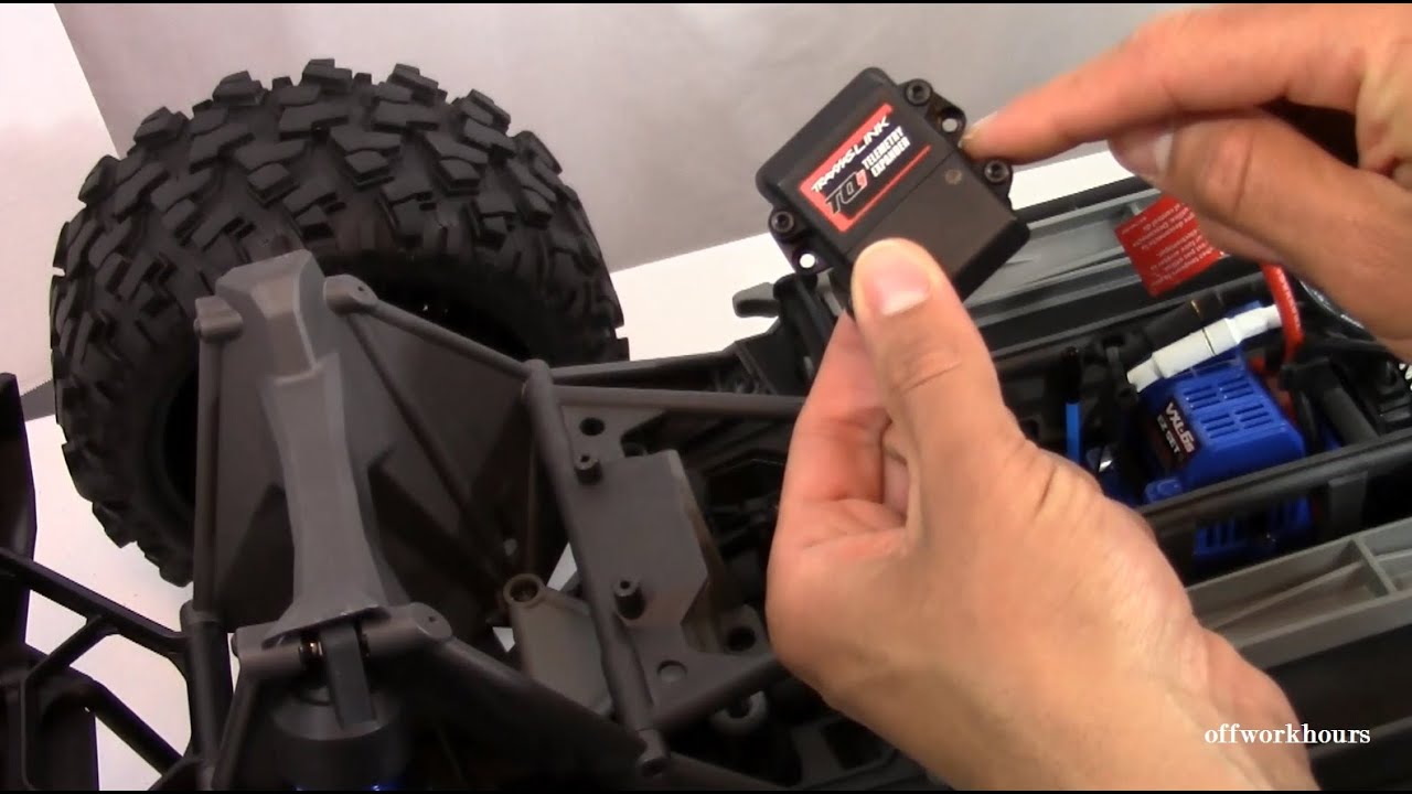 Traxxas TQi Telemetry Expander Fitment on X-Maxx - YouTube