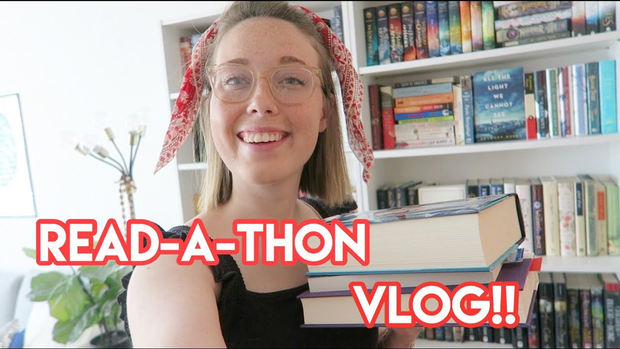 READING RUSH READ-A-THON VLOG: 900 Pages and 2+ Books! - YouTube